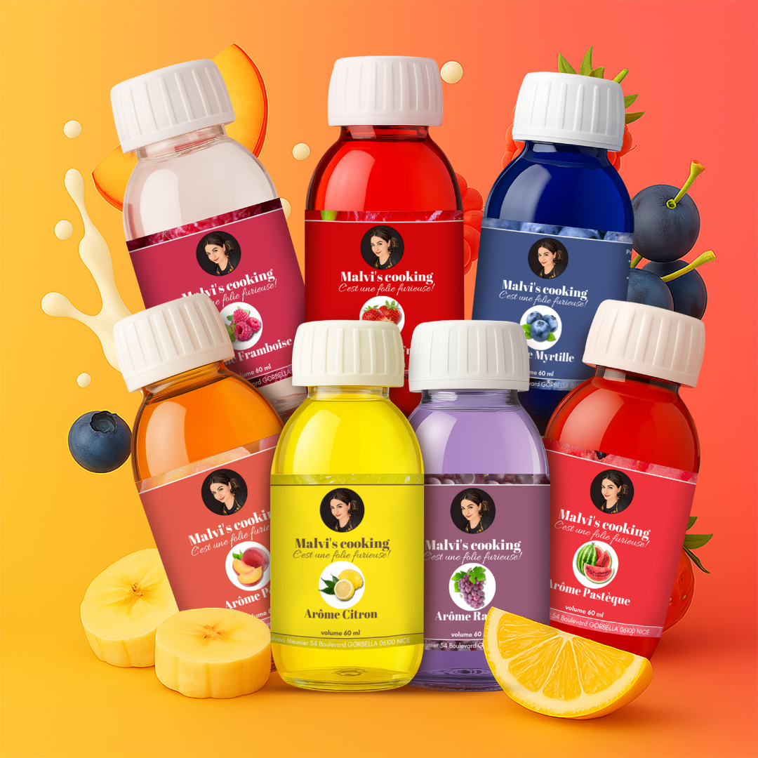 Arômes Fruités – Pour Yaourts Maison & Glaces Maison – Malviscooking